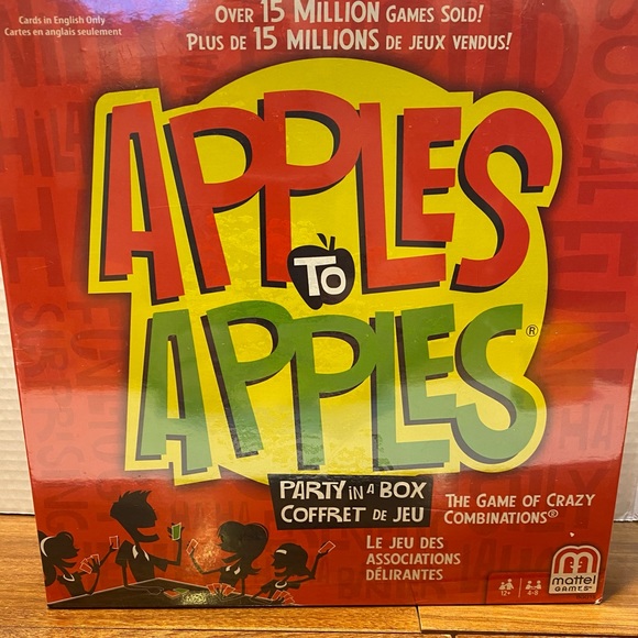 Mattel | Games | Brand New Apples To Apples Game Party Box | Poshmark